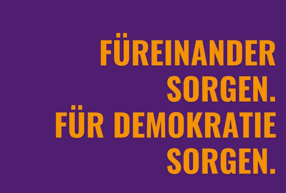 Workshop Caring Democracy - Mai 2025 - fair sorgen!